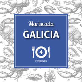 Mariscada Gallega con los mejores mariscos de Galicia en Bocadodemar